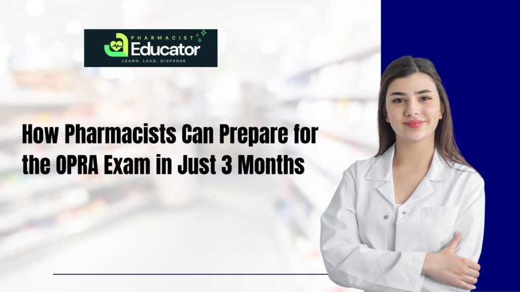 How to Pass the OPRA Exam in 3 Months - Pharmacist Guide